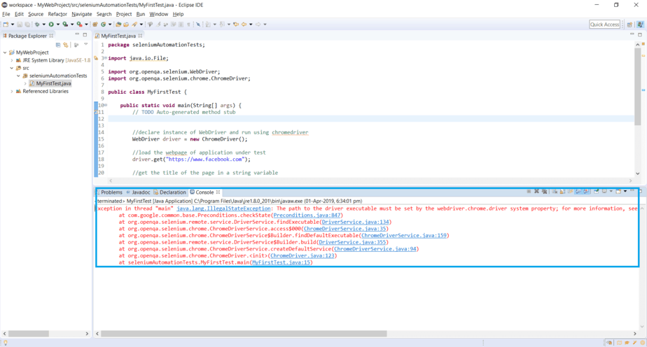 Running Selenium Test On Chrome Browser - TutorialCup