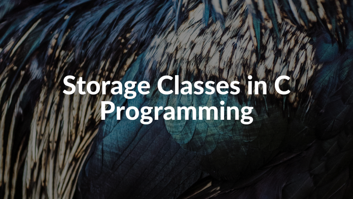 Storage Classes in C Programming